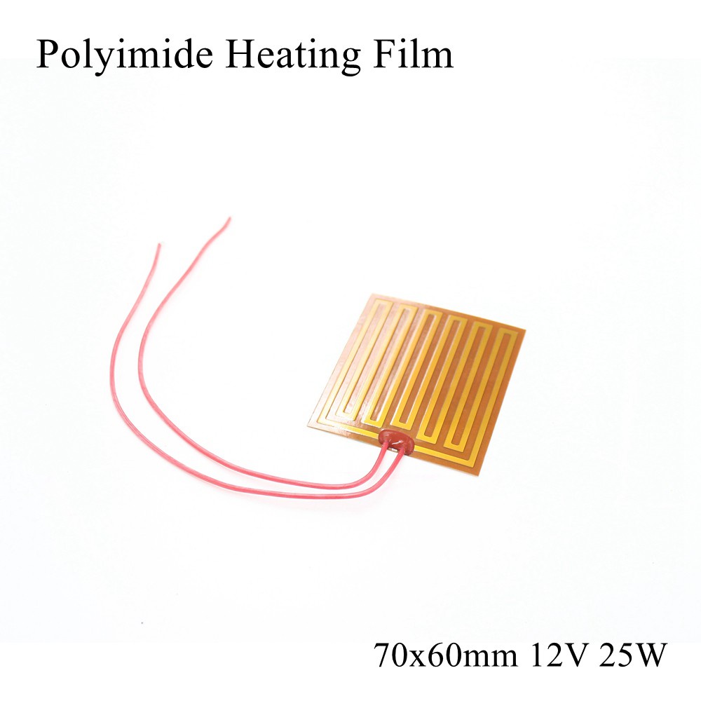 5V 12V 24V PI Heating Film Plate Polyimide Heating Electric Heated ...