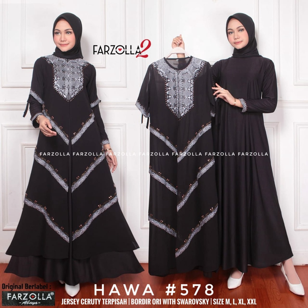 Turkey Abaya | Robe Outer Jersey Premium | Eve Model 578 | Original ...