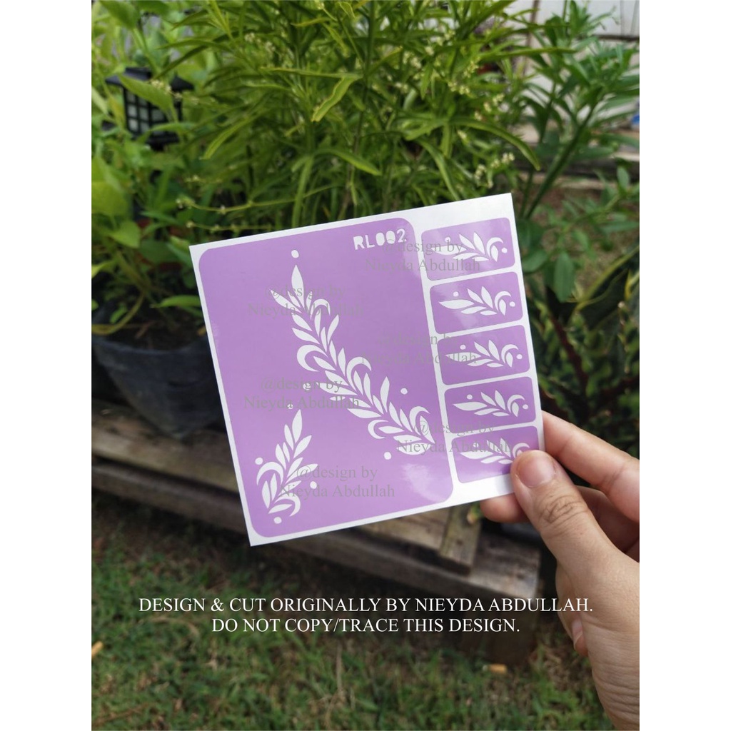 Sticker Inai Lukis Henna Stencil RAYA VERSION by Nieyda Abdullah ...