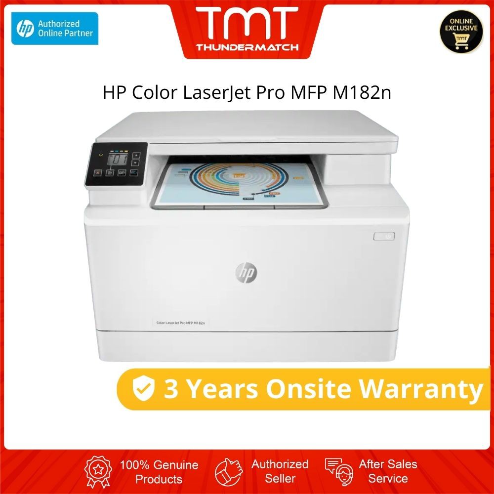 HP Color LaserJet Pro MFP M182n Printer | Print | Scan | Copy | (7KW54A ...
