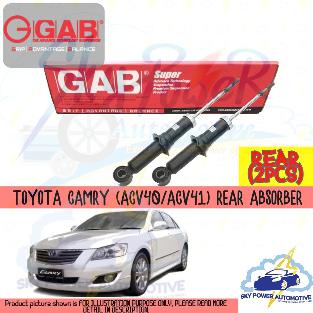 TOYOTA CAMRY (ACV40/ACV41) (2006-2011) GAB SUPER GAS SHOCK ABSORBER ...