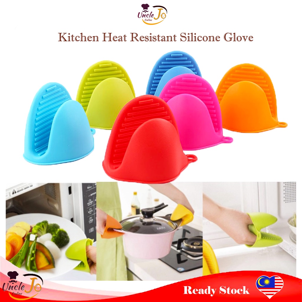 Silicone Kitchen Organizer Insulated Heat Pot Clips Microwave Oven ...