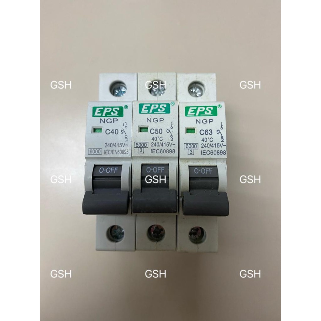 EPS 1Pole MCB Main Switch (40A, 50A, 63A) | Shopee Malaysia