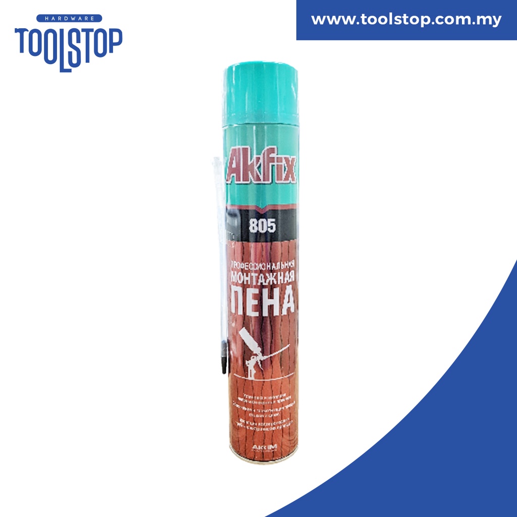 🔥🔥🔥AKFIX 805 POLYURETHANE FOAM PU FOAM SPRAY 750ML🔥🔥🔥 | Shopee Malaysia