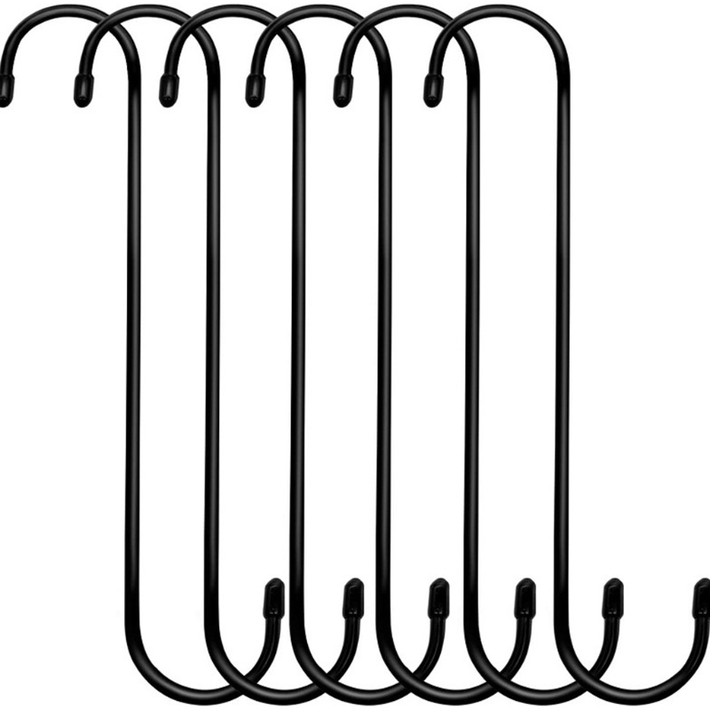 S Hanging Hook Heavy Duty S Hanger Metal Kitchen Pot Rack Hooks for ...