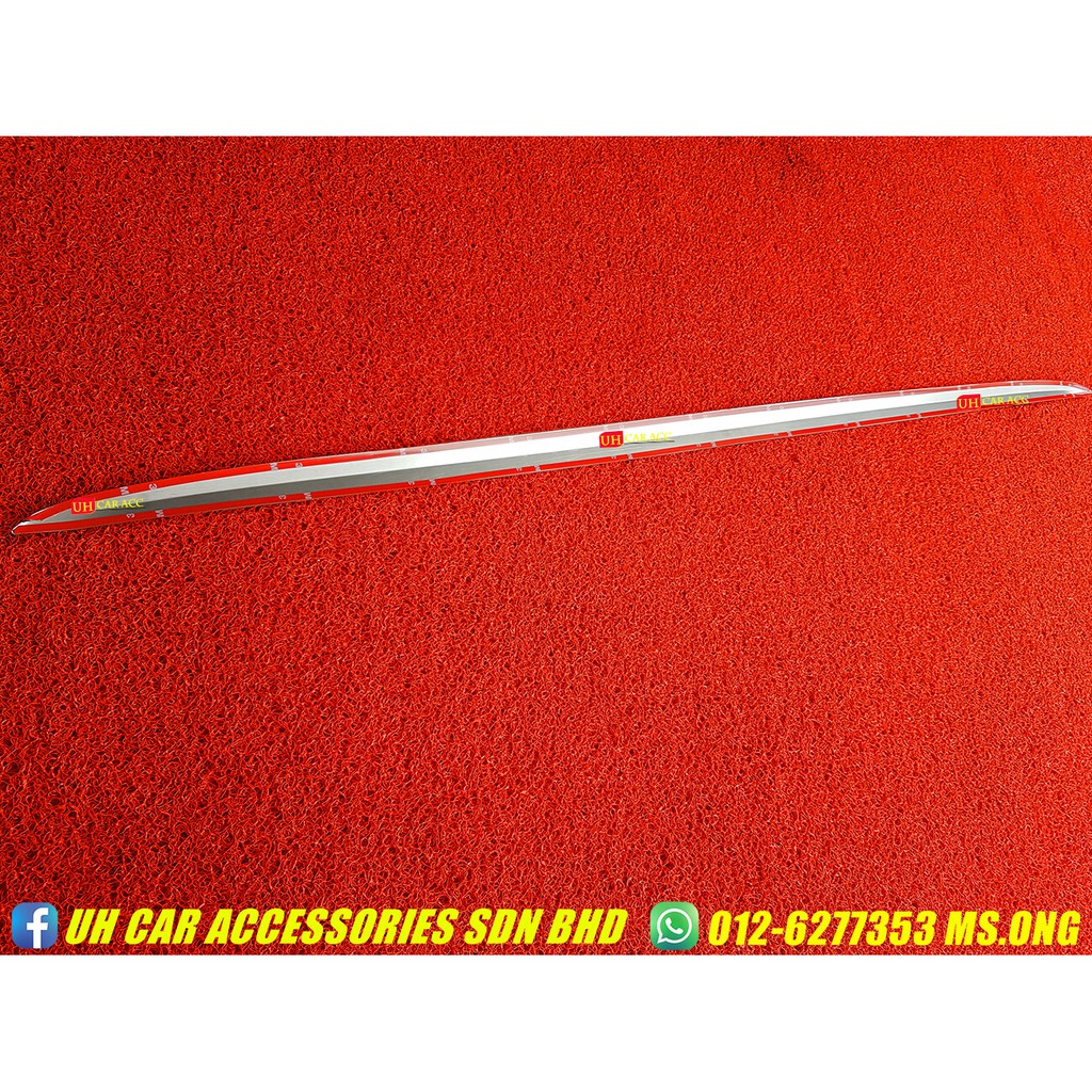 Toyota vellfire alphard 30 2015-2020 rear boot lower chrome garnish ...