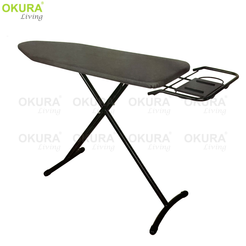 OKURA Mesh Ironing Board Hotel Foldable Iron Board 110cm x 33cm Non ...