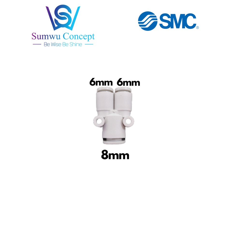 [100% ORIGINAL]SMC(JAPAN) KQ2U Series Pneumatic Equal/Unequal Union(Y ...