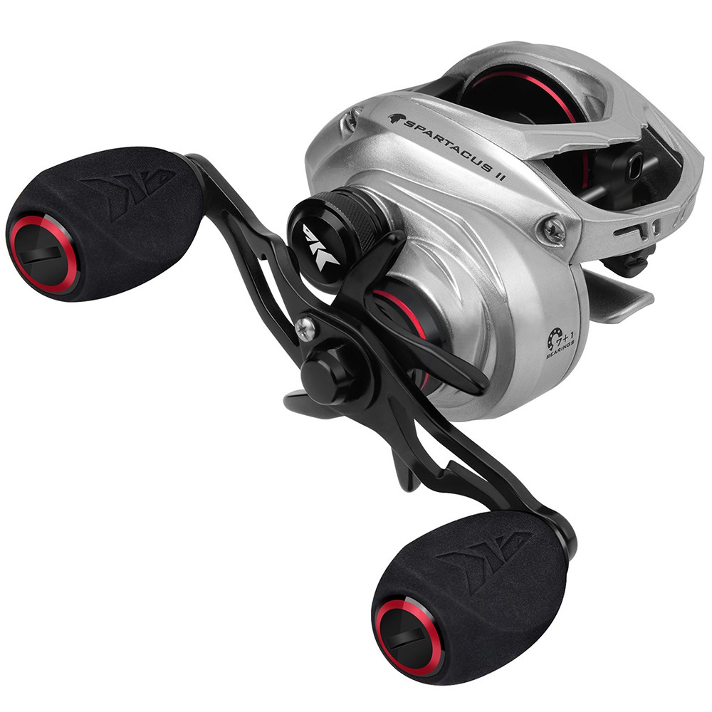 KastKing Spartacus II Ultra Smooth Baitcasting Reel 7+1 Ball Bearings 7.2:1 High Speed Gear ...