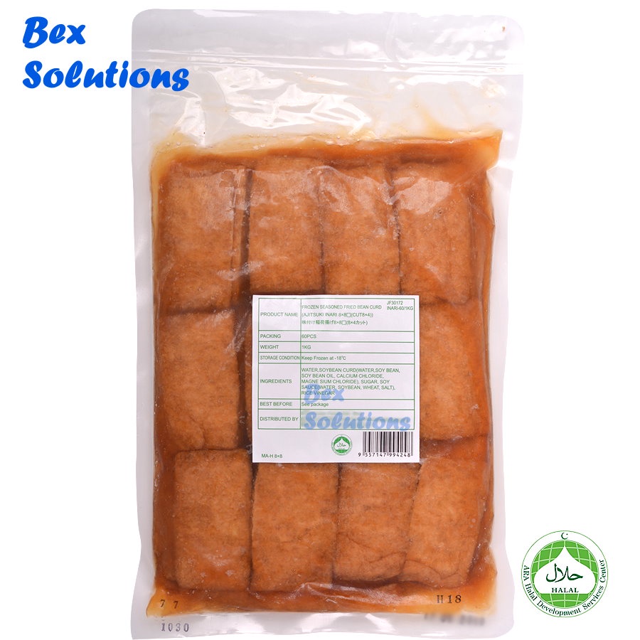 (Halal) Ajitsuki Inari Frozen when receive making sushi 60pcs | Shopee ...