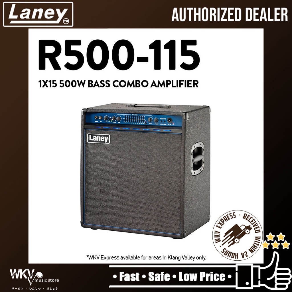 Laney R500-115 1x15 500-watt Bass Combo Amplifier (R500 115) | Shopee ...