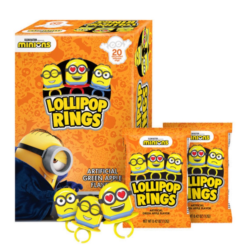 Minions Lollipop Rings / Candy 13g | Shopee Malaysia