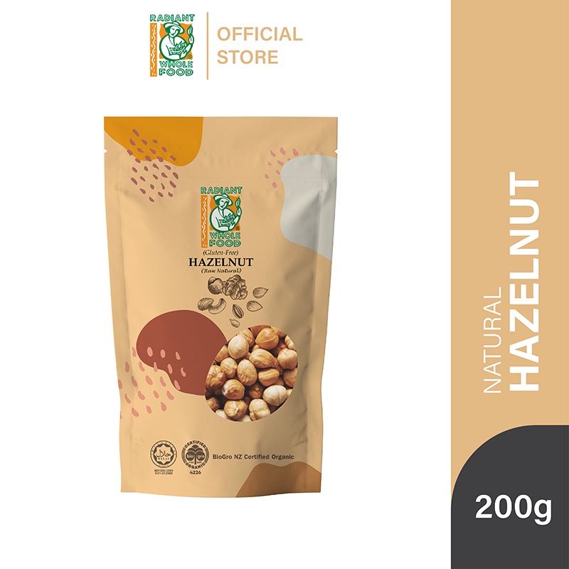 Radiant Natural Hazelnut, Raw (Gluten Free) 200g | Shopee Malaysia
