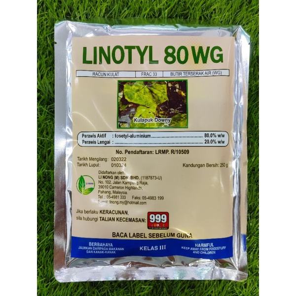 LINOTYL 80WG 250G (SEJENIS ALIETTE) fosetyl-aluminium 80% | 三乙膦酸铝 ...