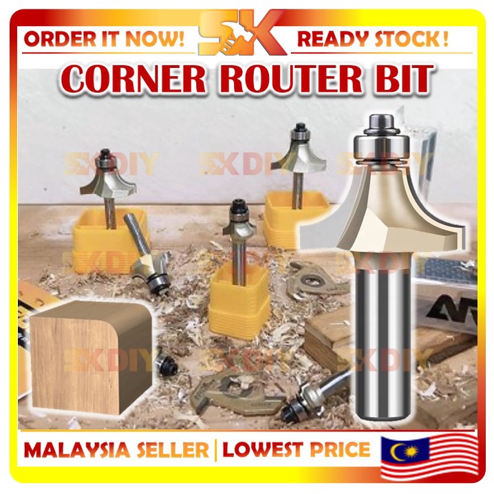 🇲🇾ARDEN Router Bit - Corner Rounding Bit ( #92 / #93 / #94 / #95 /#96 ...