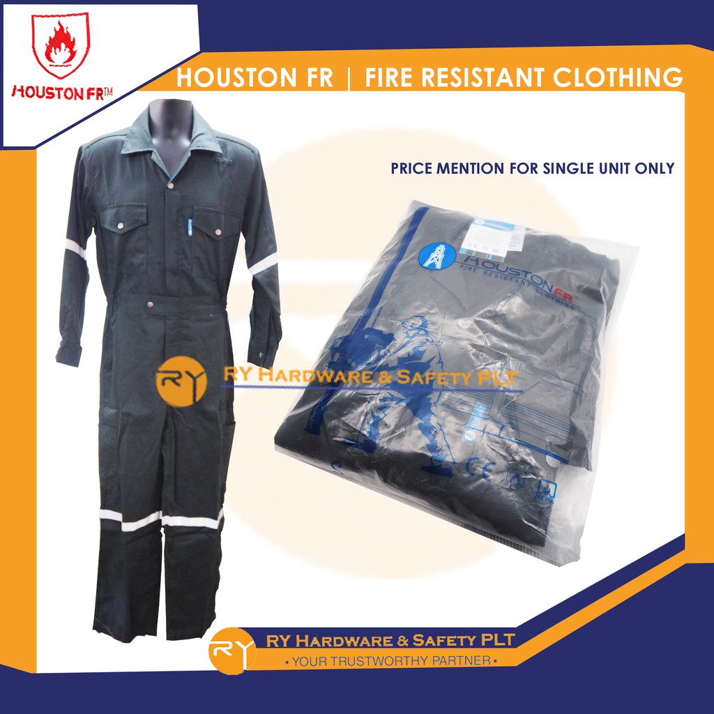 HOUSTON FR | FIRE RESISTANT CLOTHING | BAJU KESELAMATAN KALIS API | OIL ...