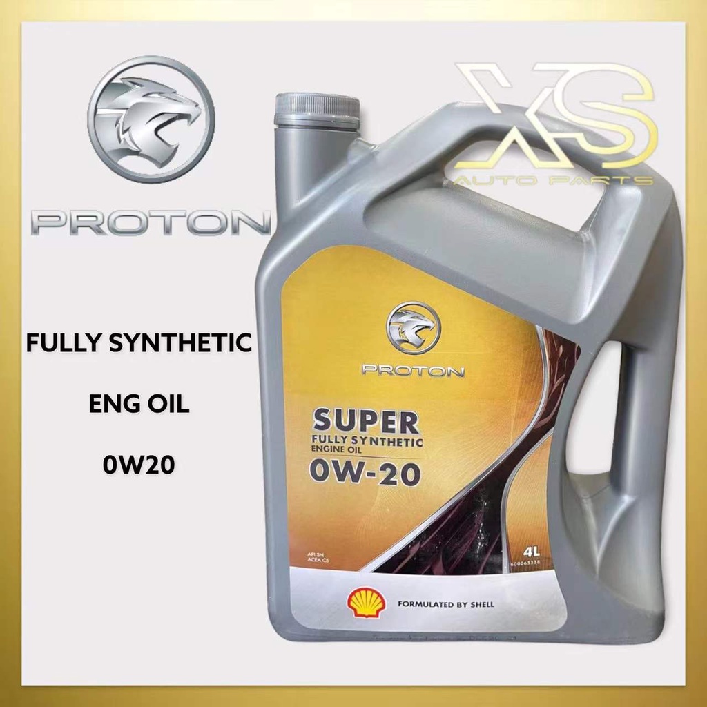 PROTON ENGINE OIL FULLY SYNTHETIC 0W20 4L | Shopee Malaysia