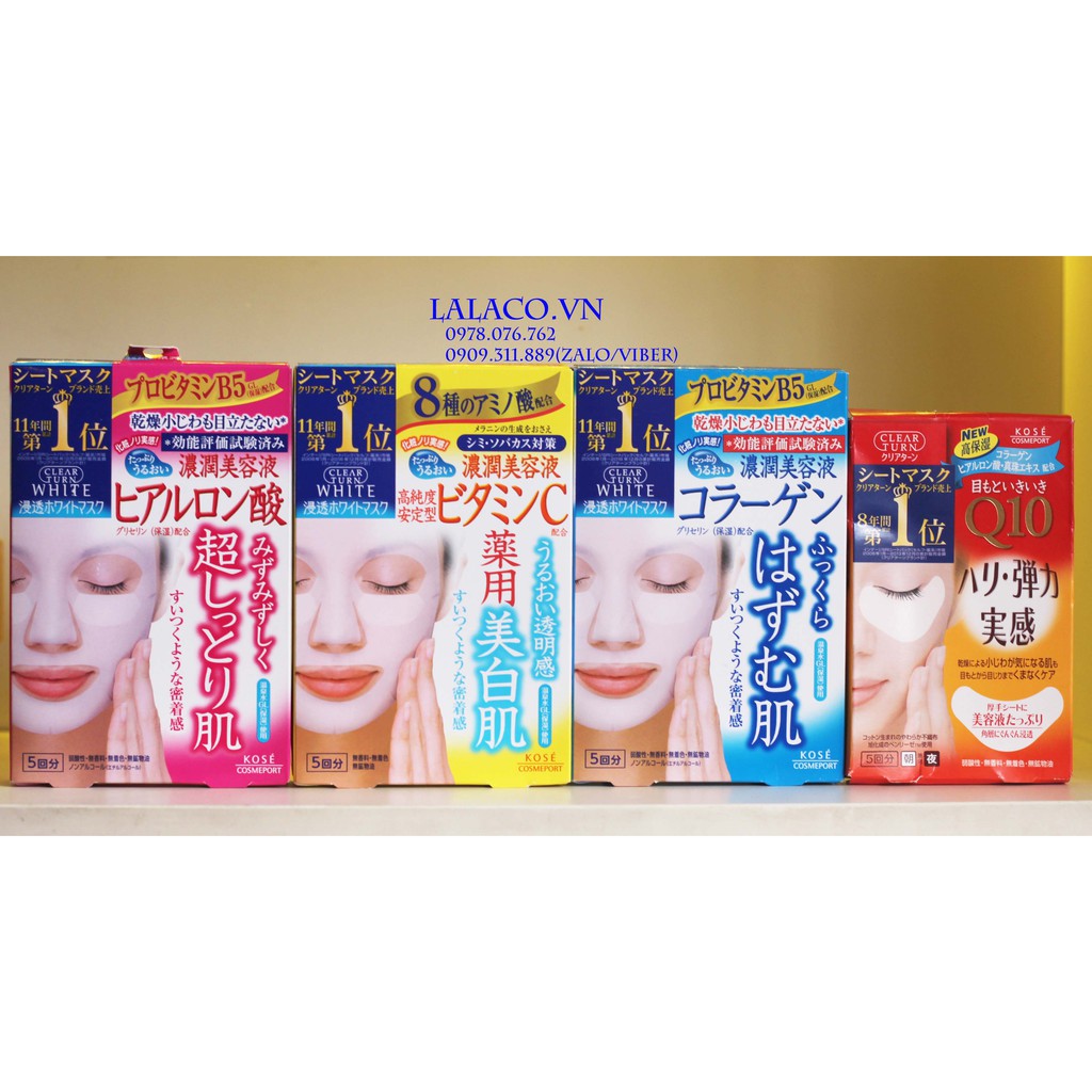 Kose Mask {Box Of 5 Pieces} - Made in Japan | Shopee Malaysia