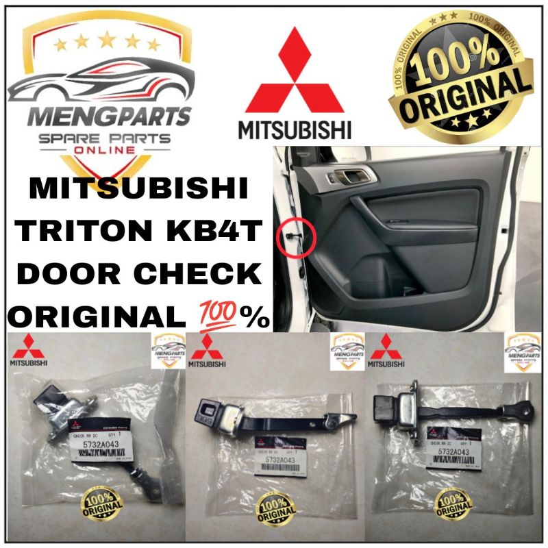 ORIGINAL 💯% MITSUBISHI TRITON KB4T 4 DOOR 2006Y-2017Y DOOR CHECK FRONT ...