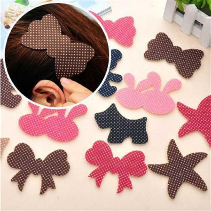 Magic Paste Polka Dot Hair Sticker Clip Magic Bangs Cartoon Design ...