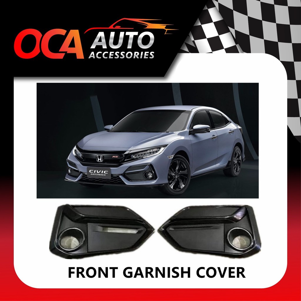 Honda Civic FC 2016-2021 Si Type-R Front Rear Garnish Cover | Shopee ...