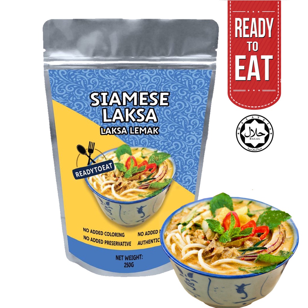 Pasti Halal Laksa Lemak Siamese Laksa Ready to eat meal , travel ...
