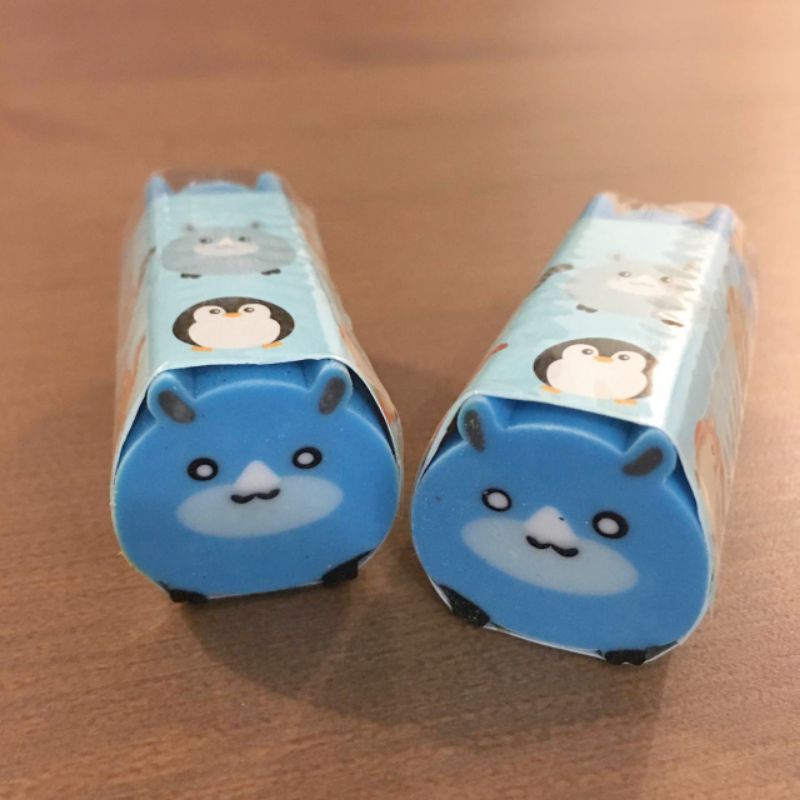 Cute Fancy Cartoon Penguin Owl Eraser Kids | Rubber Stationary Student ...