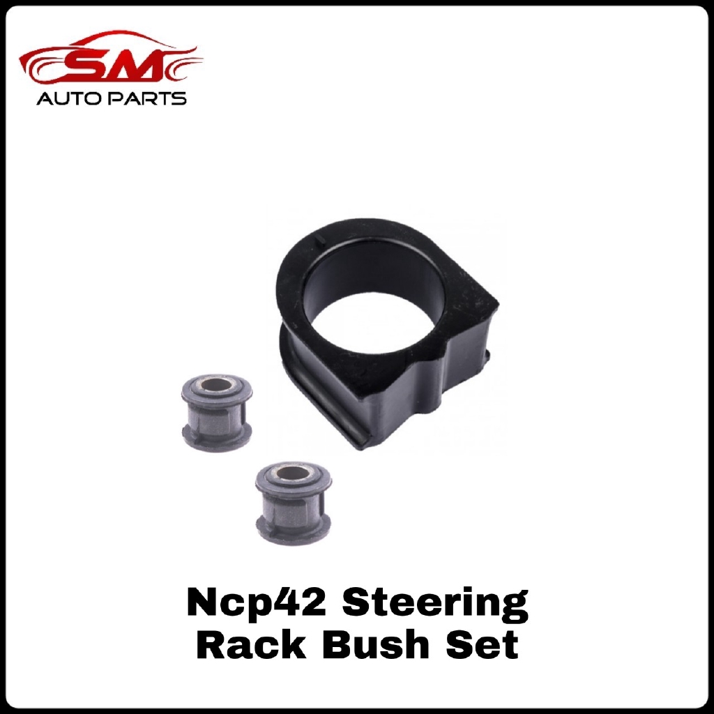 Toyota Vios NCP42 Steering Rack Bush Set ( High Quality Rubber Parts ...