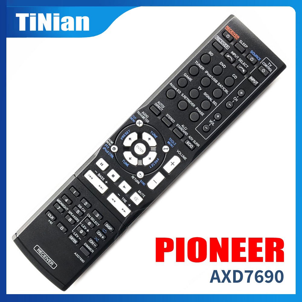 Remote Control AXD7690 for Pioneer Amplifier Audio Video AV Receiver VSX-523-K VSX-524 | Shopee ...