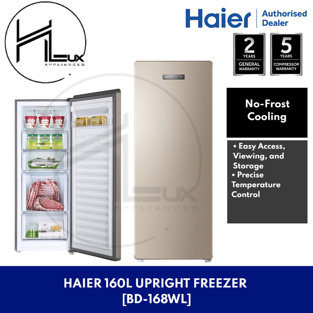 [DM FOR SELF PICK / LALAMOVE ARRANGEMENT] HAIER 168L Upright FREEZER ...