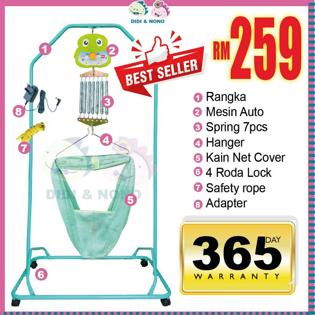 VIVA Spring cot set WITH 5PS SPRING and NET rangka set buaian besi ...