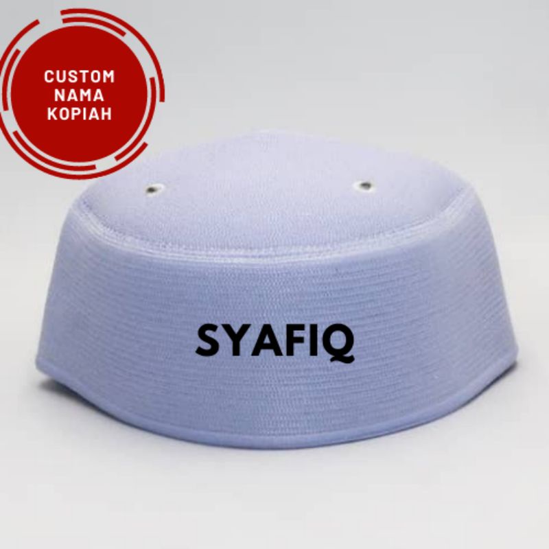 KOPIAH VIRAL Custom Nama Rumi / Jawi/LOGO Chapal / LOGO SAVE PALESTINE ...