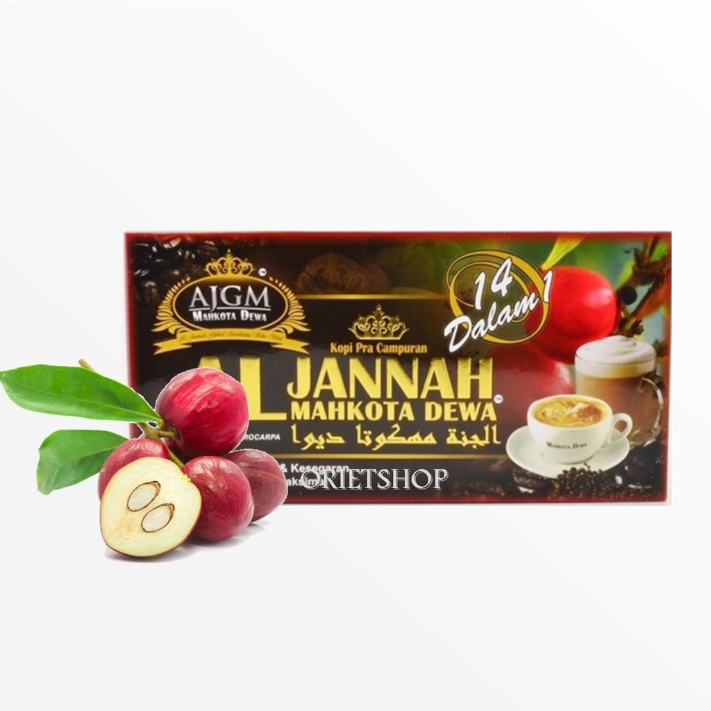 AJGM AL JANNAH KOPI MAHKOTA DEWA BOX 14 DALAM 1 ☕ORIGINAL** | Shopee ...