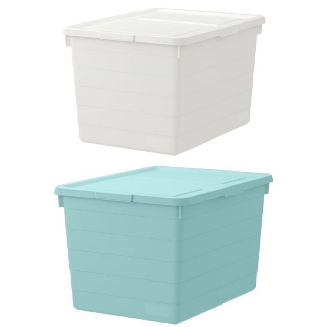 IKEAA SOCKERBIT Large Storage Box with Lid , Big Boxes | Shopee Malaysia