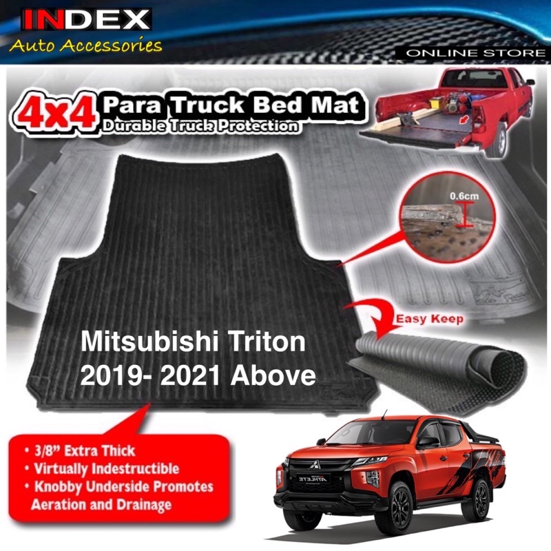 Mitsubishi Triton 2019-2024 TRAY Truck Bed Mat Durable Protection Truck ...