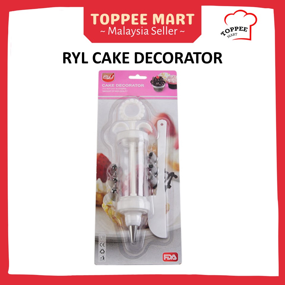RYL CAKE DECORATOR / DECORATING SETS WITH ICING TIPS & PASTRY PIPING ...