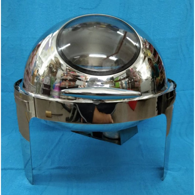6.5lt Stainless Steel Round Top Buffet / Chafing Dish / Buffet | Shopee ...