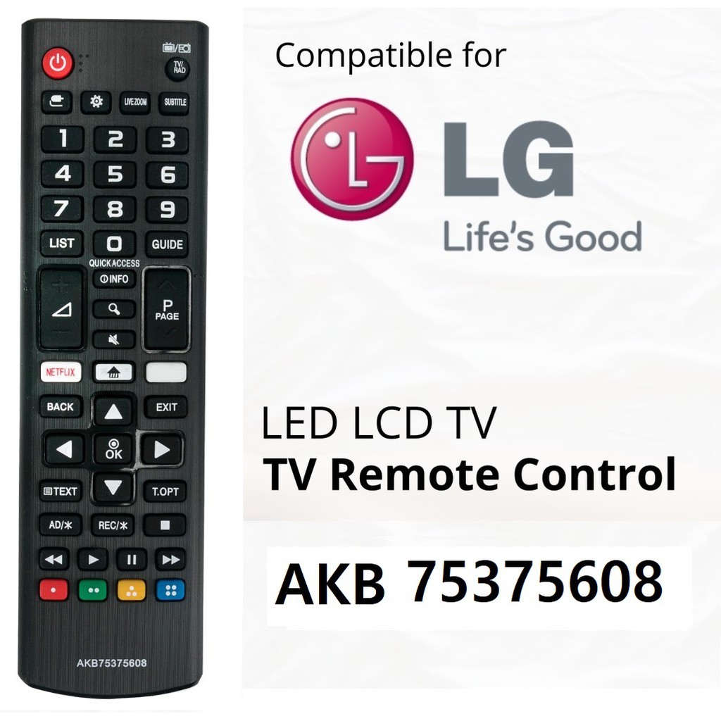 Remote Control AKB75375608 for LG TV | Shopee Malaysia