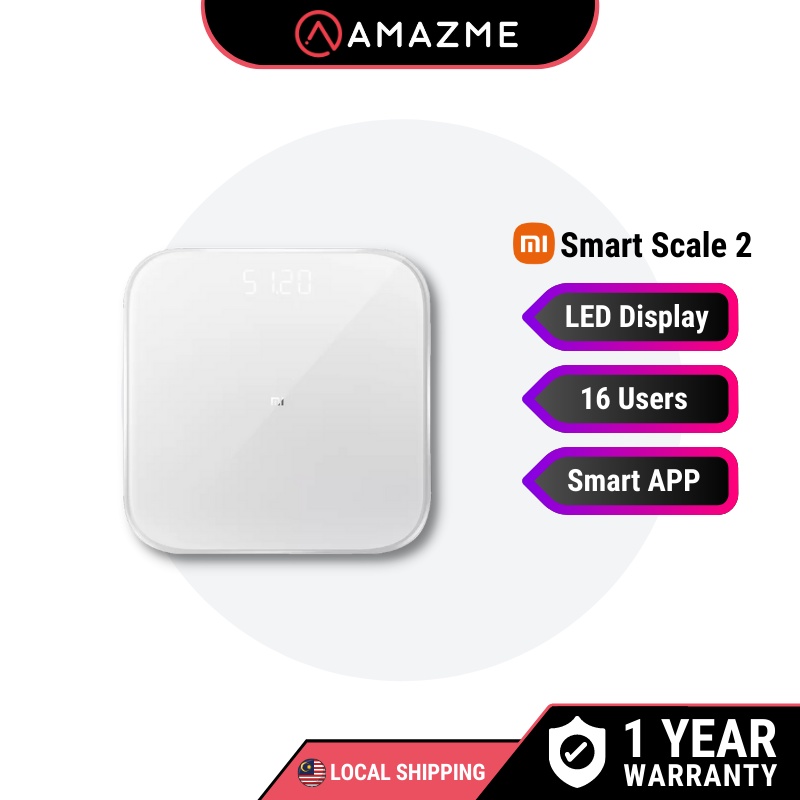 Xiaomi Mi Smart Scale 2 | S200 Bluetooth 5.0 Weigh Range (100g - 150kg ...