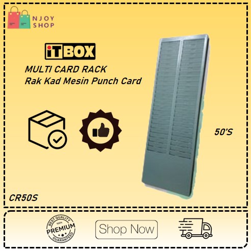 iTBOX Time Card Holder (CR50S)/Punch Card Holder/Rak Kad Mesin Punch ...