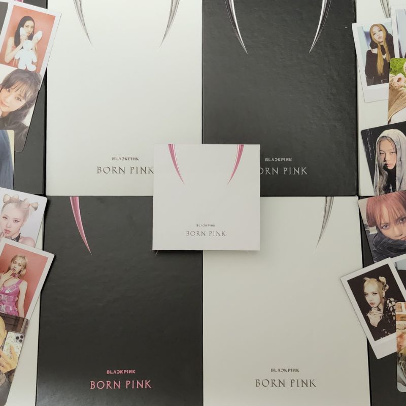Unsealed & sealed Blackpink Born Pink Album Digipack Jennie Jisoo Lisa ...