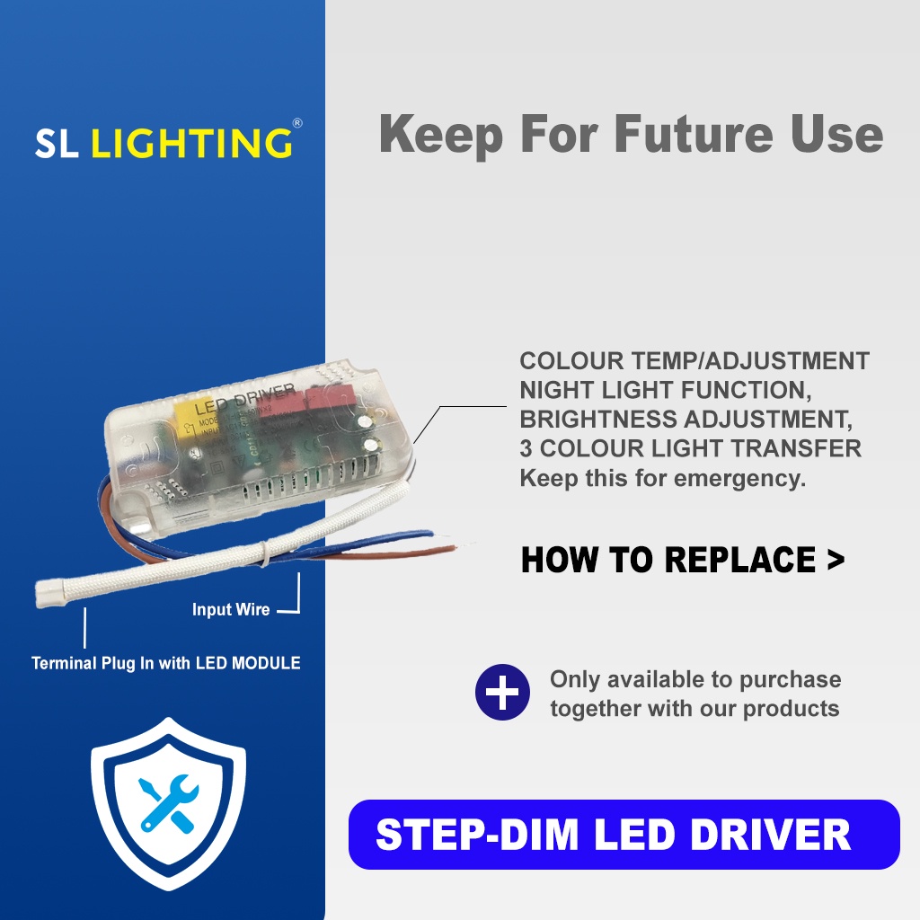 ( Extra Saving with Add on ) SL EDISON Stepless Dimming LED Driver 3 ...