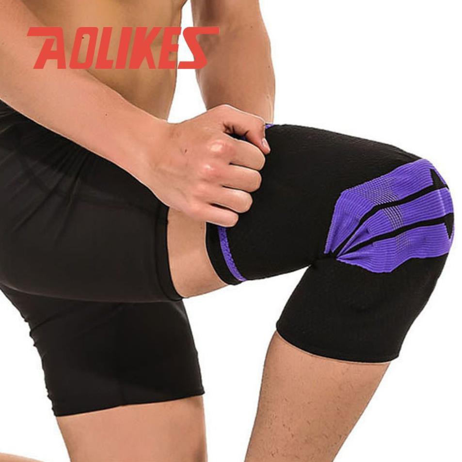 Aolikes AL7721 4-way stretch silicone knee brace (1 Pair) | Shopee Malaysia
