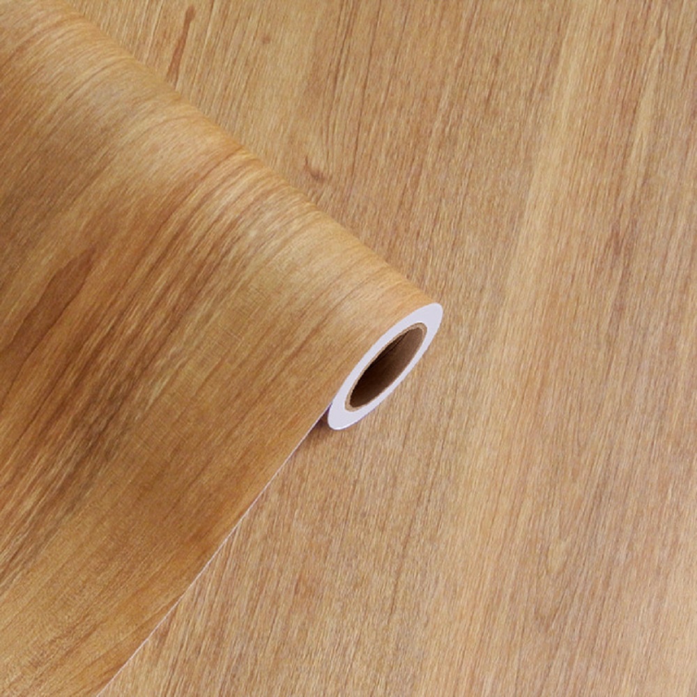 Thick wood grain sticker furniture renovation 3D waterproof self ...