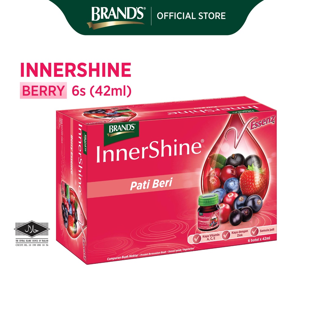 BRAND'S InnerShine Berry Essence 6's (42ml) (Made from 7 Types Premium ...
