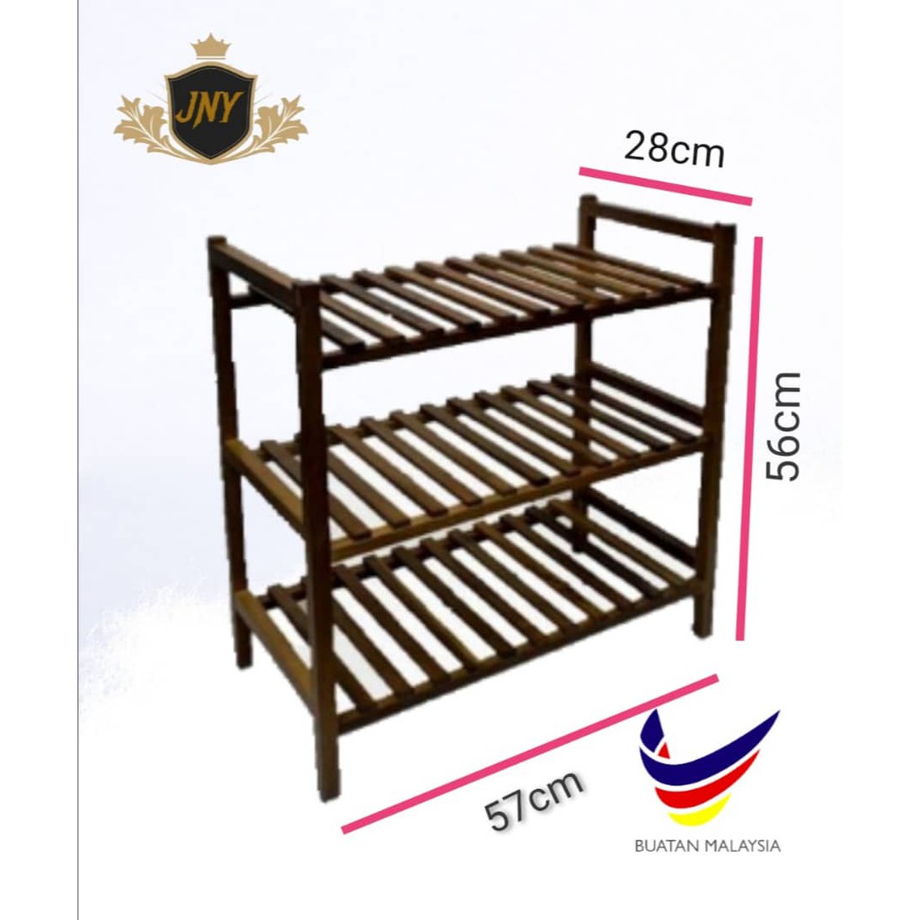 Shoe Rack Solid /Wooden Shoe Rack/Rak Kasut Kayu/Wooden kitchen rack ...