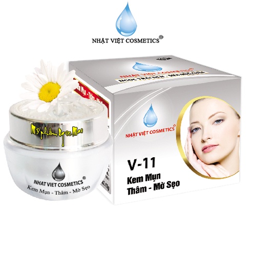 Nhat Viet V11 acne cream removes dark spots and scars, nourishes Nhat ...