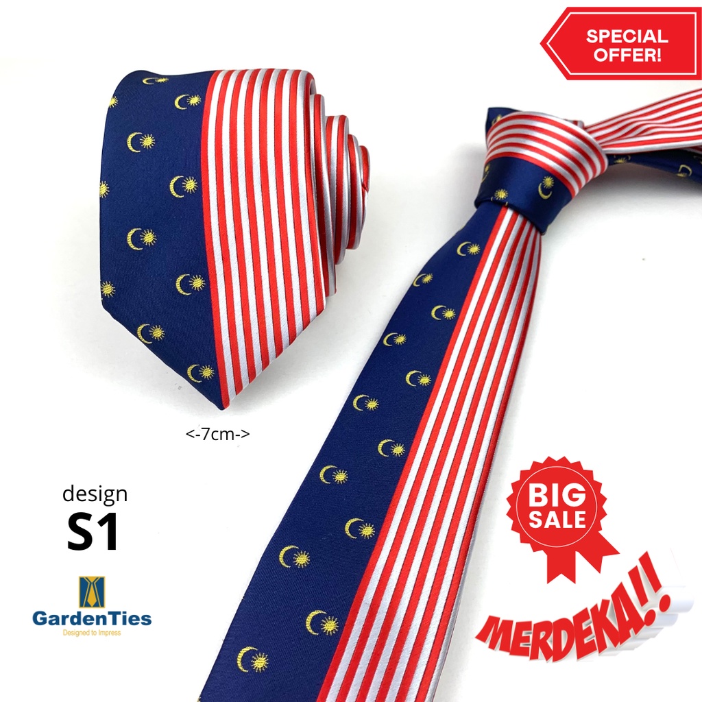 MERDEKA SALE! Merdeka Tie, Tali Leher Bendera Malaysia, Malaysia Flag ...