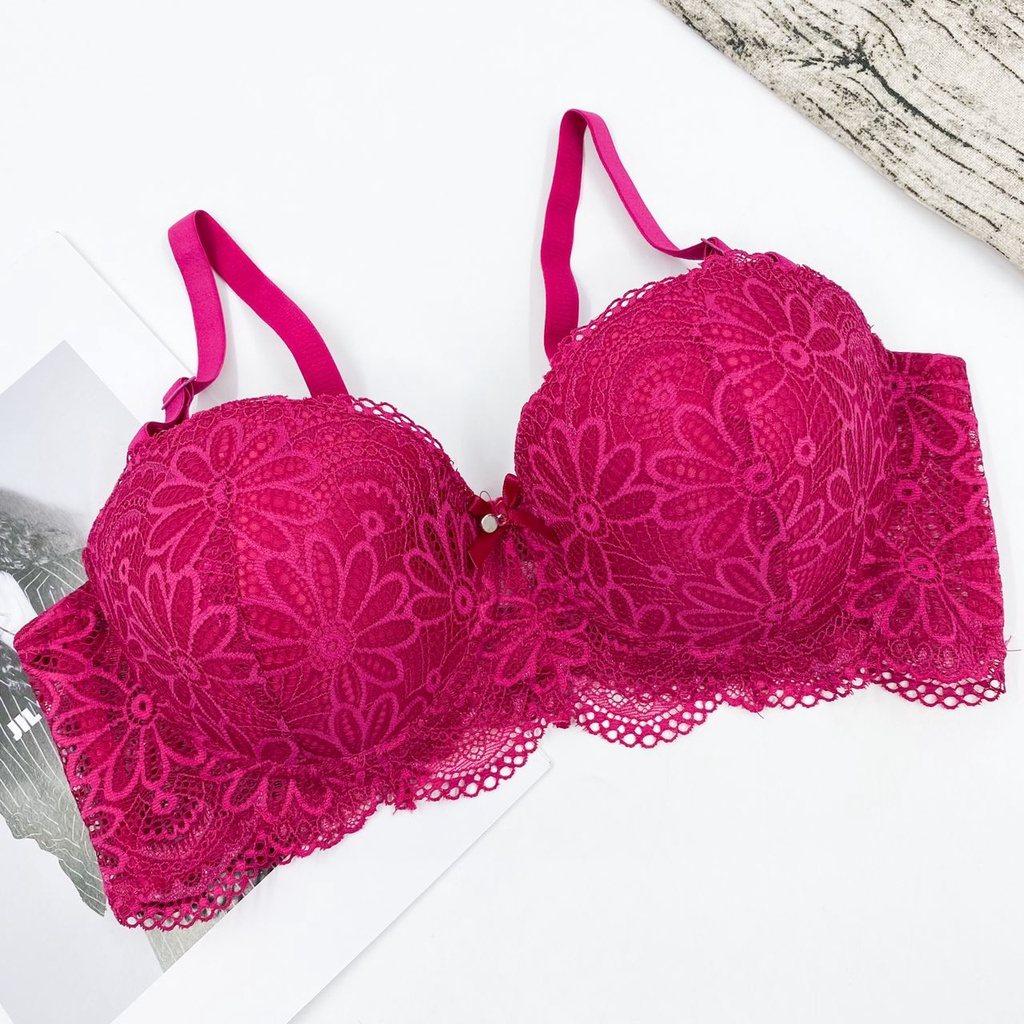 Bra Push Up Wired Bra Full Cup Bra Lace Bra Baju Dalam Wanita Bra ...