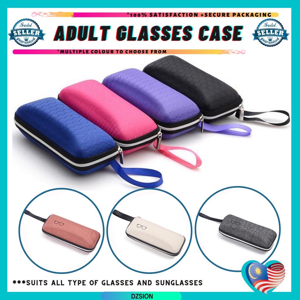 Adult Glasses Cases With Zipper For Glasses & Sunglasses - Cermin Mata ...